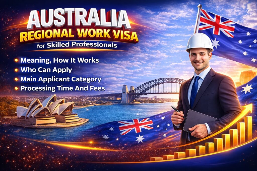 Australia Regional Work Visa For Skilled Professionals | Eligibility ...